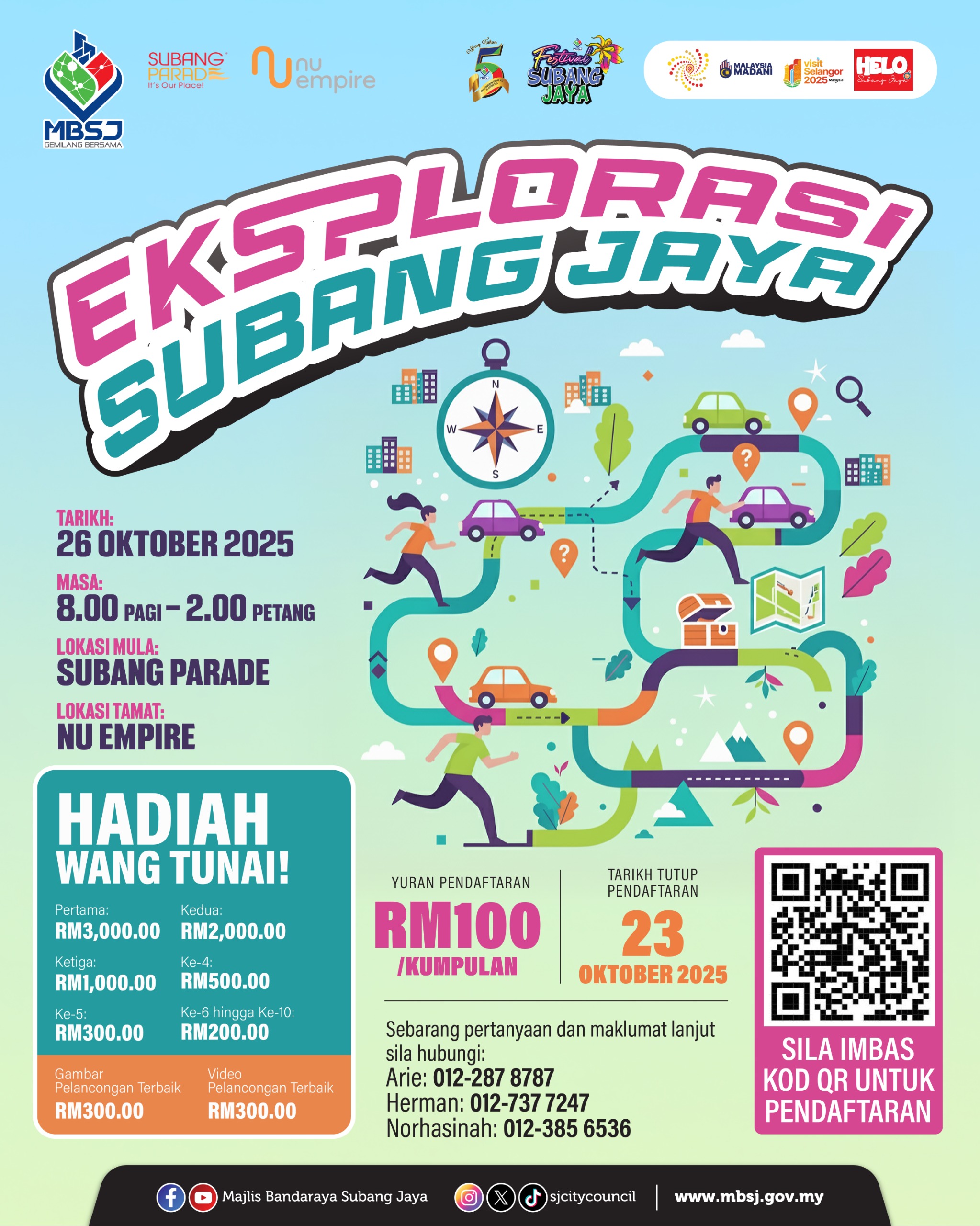 Eksplorasi Subang Jaya 2025 Sempena Festival Subang Jaya & Sambutan Ulang Tahun Ke-5 MBSJ ...